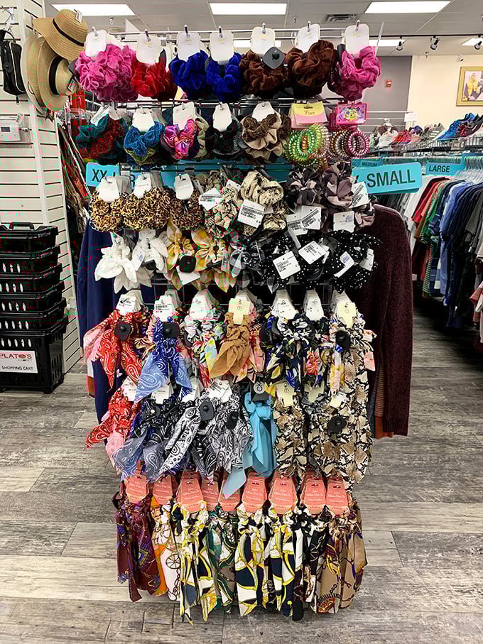 The scrunchie renaissance is alive and well! This rainbow of hair accessories proves the '90s fashion revival isn't just nostalgic&mdash;it's downright practical.