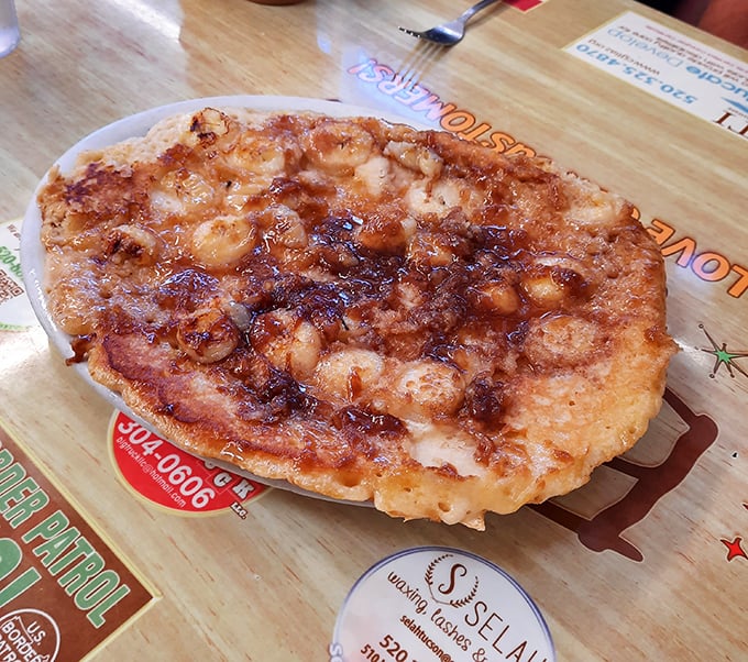 This isn't just a pancake&mdash;it's a caramelized disc of joy that makes you question why you ever bothered with cereal.