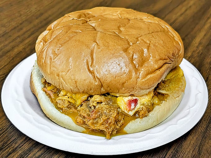 The BBQ pimento sandwich doesn't need a fancy introduction—it's the Southern equivalent of a warm hug from your favorite aunt.