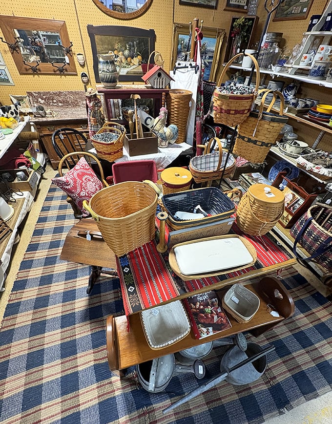 Basket heaven! From picnic-ready Longabergers to utilitarian workhorses, these woven wonders have carried America's stuff for generations.