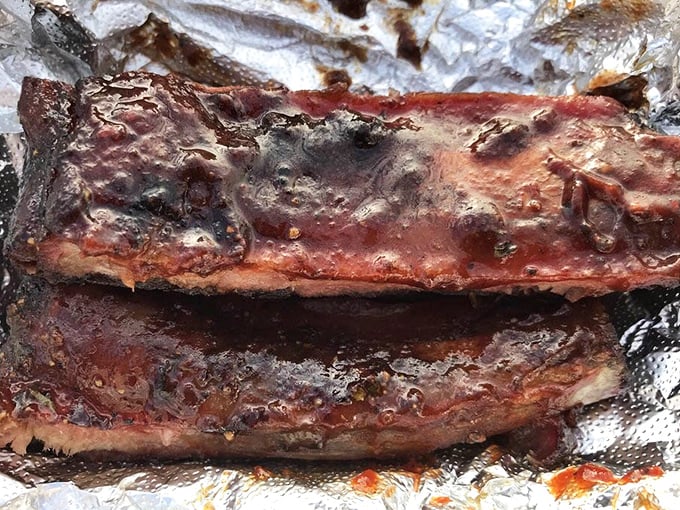 Ribs with that perfect mahogany bark&mdash;the kind that make you temporarily forget table manners exist.