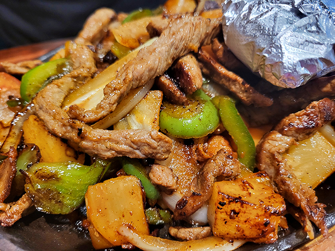 Sizzling beef fajitas with that perfect char mark&mdash;the sound alone makes heads turn. Food that announces itself before you even take a bite. 