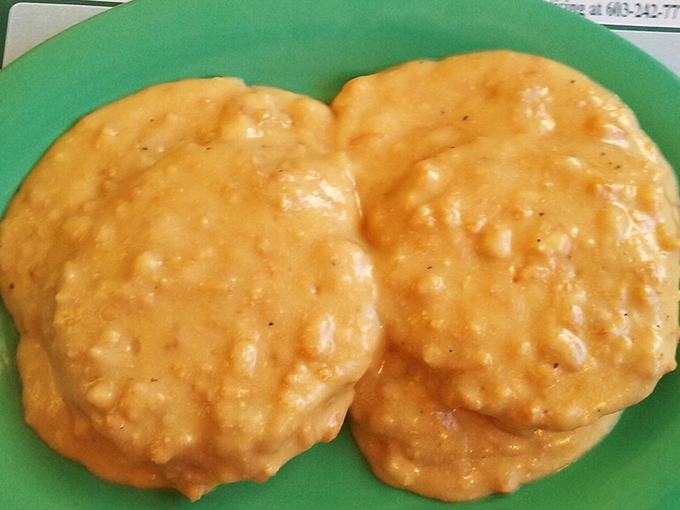 These golden biscuits swimming in gravy aren't just breakfast; they're an edible hug from your grandmother's kitchen.