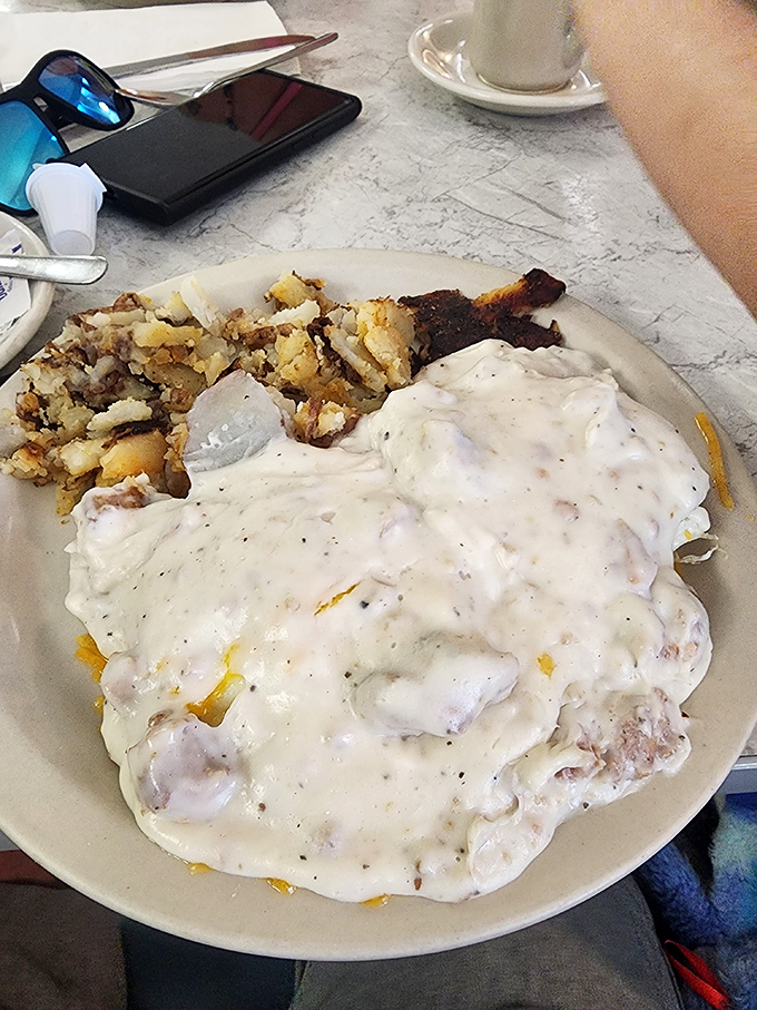 A big plate of hearty, comforting food to fuel the day! Love this classic country breakfast done right.