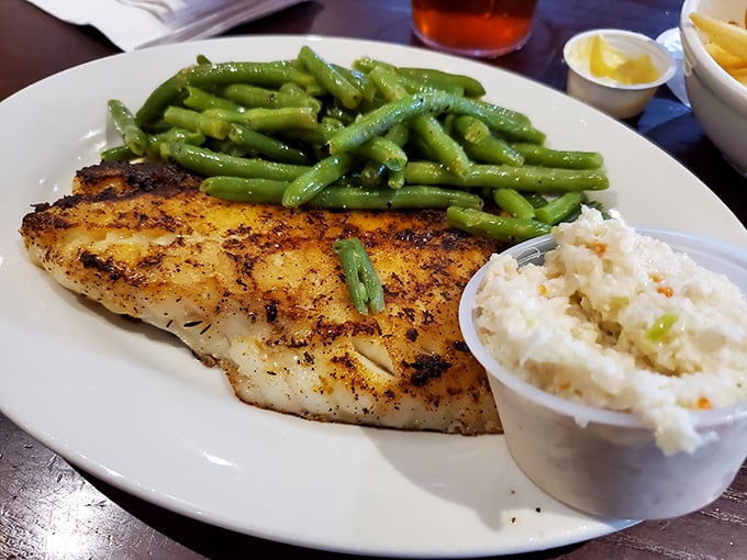 Blackened fish that's perfectly charred outside, flaky inside&mdash;proof that simplicity often delivers the most profound flavors.