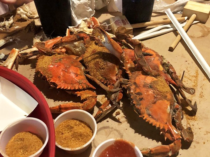 Maryland blue crabs dusted with Old Bay&mdash;a spice blend so beloved in these parts it might as well be currency.