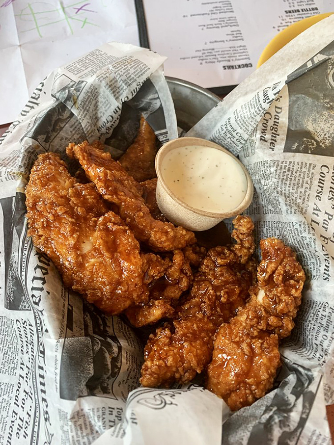 Buffalo wings that make you question your loyalty to all other wings. Crispy, saucy perfection served with that cooling ranch dip for balance.