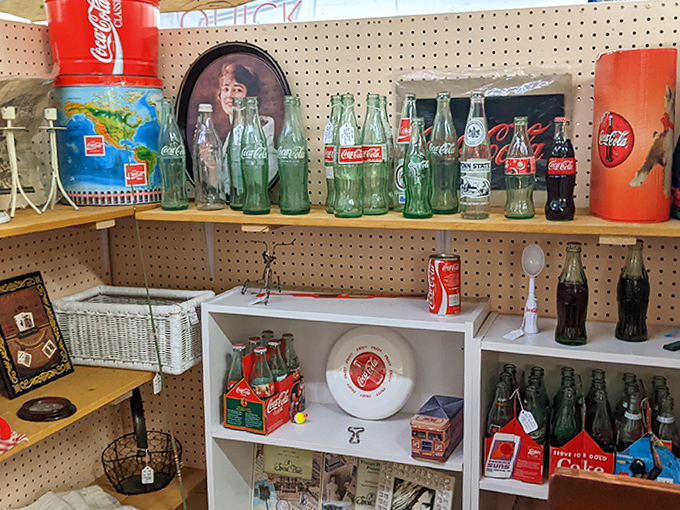 The Coca-Cola shrine would make Warren Buffett proud. From classic bottles to vintage coolers, it's a fizzy time capsule of America's favorite sugar water.