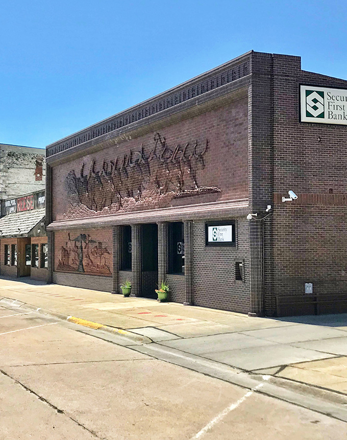 Security First Bank's historic brick building anchors downtown with the solid dependability that's become increasingly rare in our digital-only world.