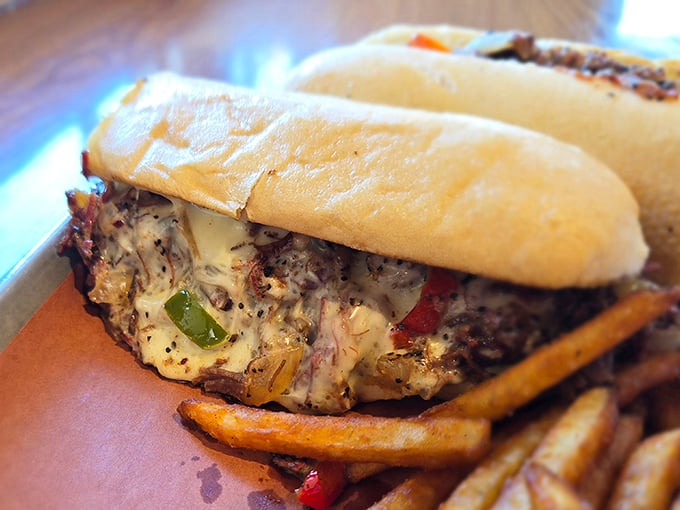 When Philly cheesesteak meets Texas brisket, you get this beautiful marriage of regional classics that makes you wonder why they weren't always together.