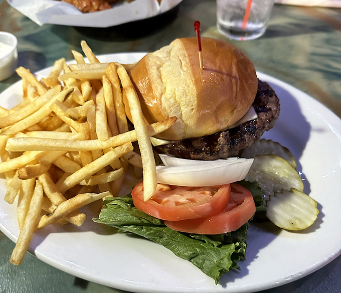 The burger-fries combo that launched a thousand road trips. Simple, honest, and exactly what you want after exploring Theodore Roosevelt National Park.