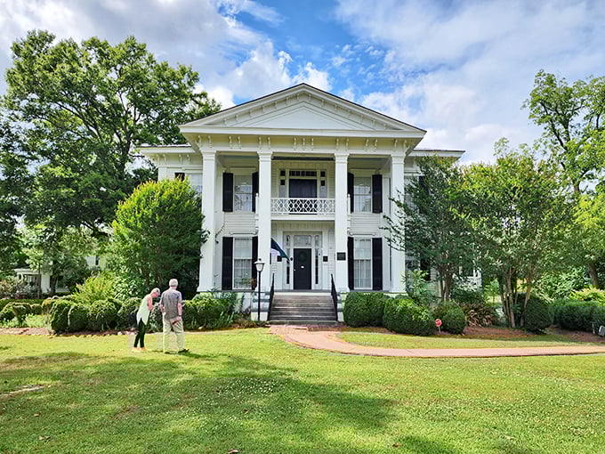 The Burt-Stark Mansion isn't just a pretty face&mdash;it's a time machine with columns. Southern architecture that makes you want to sip sweet tea and speak with a drawl.