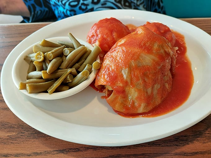 These cabbage rolls aren't trying to win Instagram fame&mdash;they're too busy perfecting the comfort food formula your grandmother would approve of.