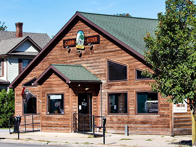 Cabin Kitchen embodies rustic Pennsylvania charm with its log cabin exterior&mdash;like stepping into a cozy mountain retreat that happens to serve delicious meals.