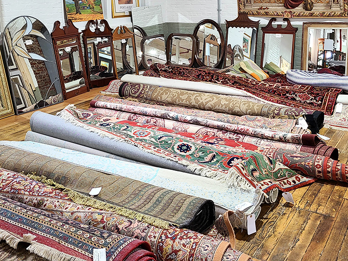 These rolled Persian and Oriental rugs aren't just floor coverings &ndash; they're portable art galleries waiting to transform your home's entire personality.