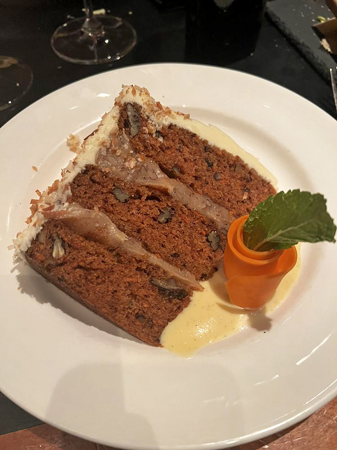 Not just carrot cake&mdash;it's an architectural achievement of spice, cream, and nostalgia that somehow tastes better than your grandmother's (don't tell her I said that).