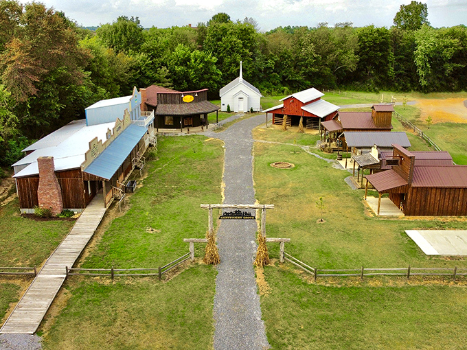 Cartwright Grove recreates a simpler time when "social media" meant chatting with neighbors after Sunday service.
