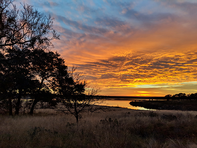 Texas sunsets over Georgetown's natural landscapes deliver million-dollar views that, thankfully, don't require a million-dollar bank account.