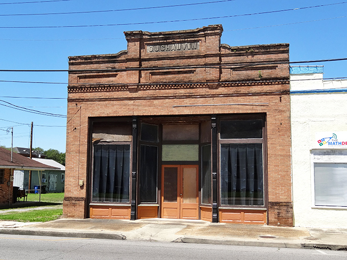 The Chauvin Building's classic brick façade has witnessed generations of Abbeville life, standing proud like a dignified elder with stories to tell.