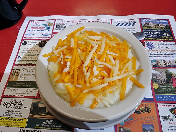 Cheese fries that don't apologize for being exactly what they are: a glorious mountain of potatoes beneath an avalanche of melted cheddar.