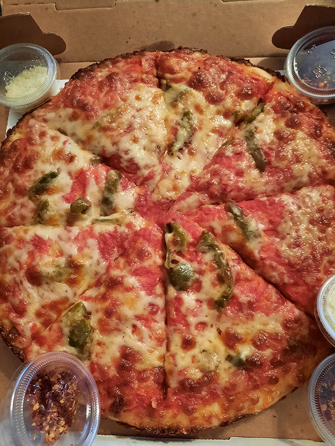 Pizza perfection doesn't need fancy toppings &ndash; just a perfect balance of cheese, sauce, and crust that transports you back to childhood.