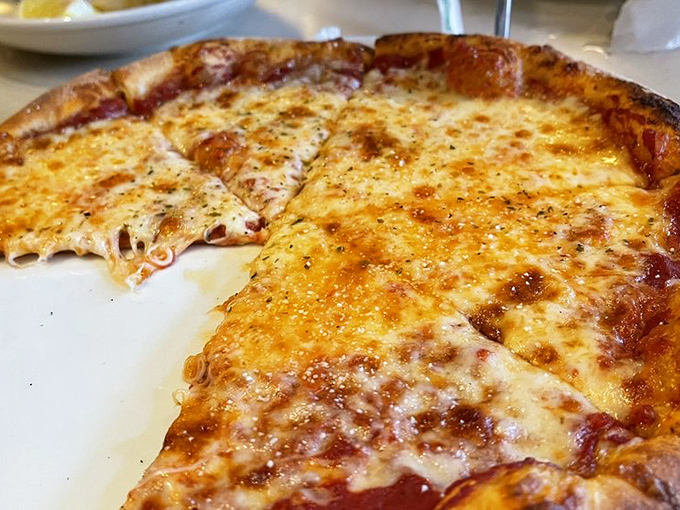 The perfect cheese pizza isn't just for Kevin McCallister. This golden-crusted beauty makes a strong case for sometimes keeping it gloriously simple.
