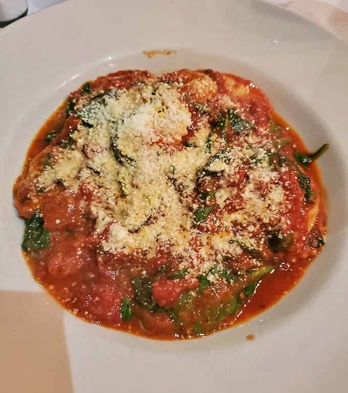 This isn't just pasta with red sauce&mdash;it's a bubbling cauldron of Italian comfort, where tomatoes, herbs and cheese perform a perfect culinary ballet.