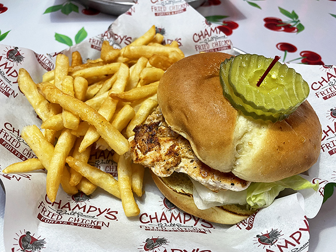The chicken sandwich that makes you question why you'd ever eat anything else. That pickle on top isn't garnish&mdash;it's the exclamation point.