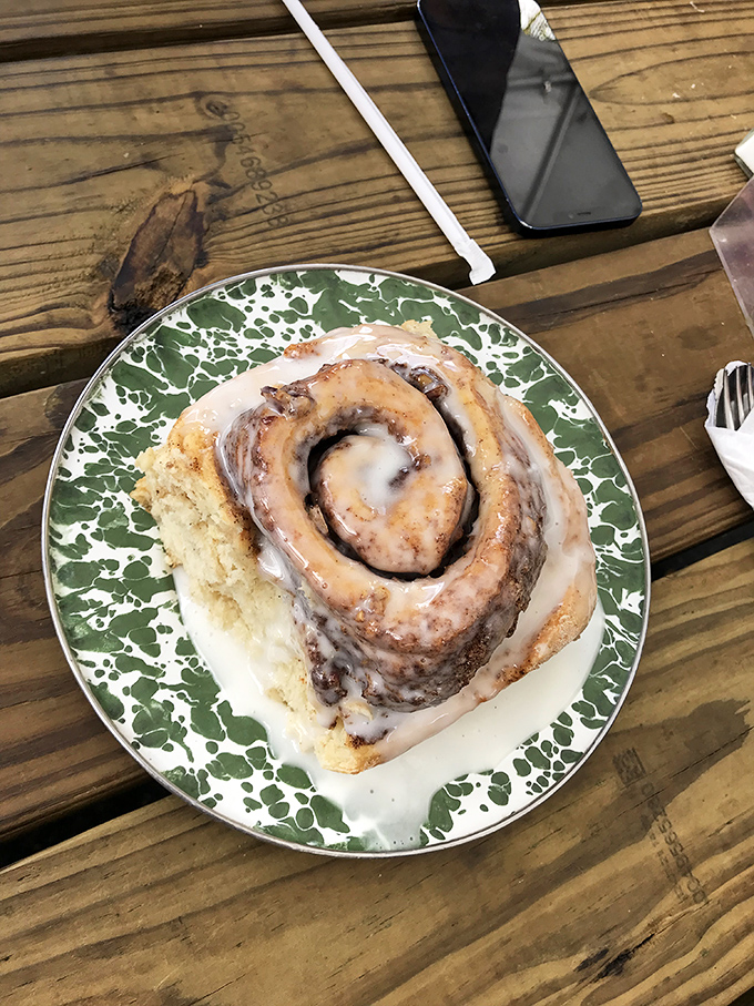 MeMa's Giant Cinnamon Roll isn't just breakfast, it's an event &ndash; a spiral of cinnamon-sugar perfection that demands to be photographed before it's devoured.