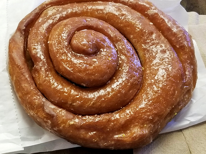That spiral could hypnotize you into eating the whole thing, which honestly seems like the universe's plan anyway.