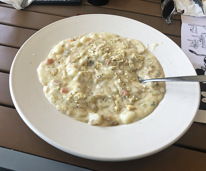 This isn't just clam chowder&mdash;it's a warm hug in a bowl. Creamy, hearty, and packed with enough seafood to make New England jealous.