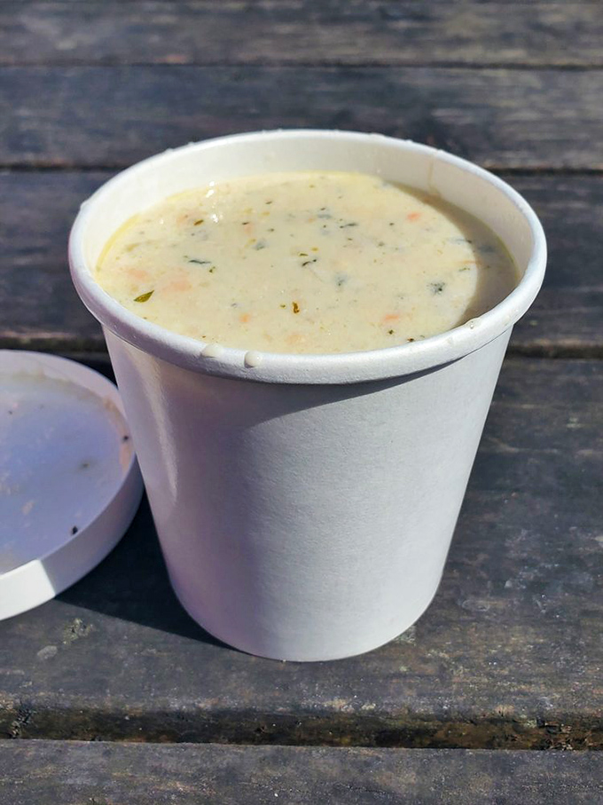 The chowder that launched a thousand road trips. Creamy, hearty, and worth every mile of the journey to Bodega Bay.