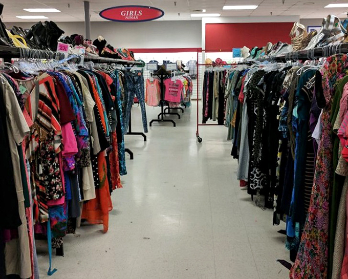 The girls' section offers enough options to dress a classroom for an entire school year. Parents, your budget just breathed a sigh of relief.