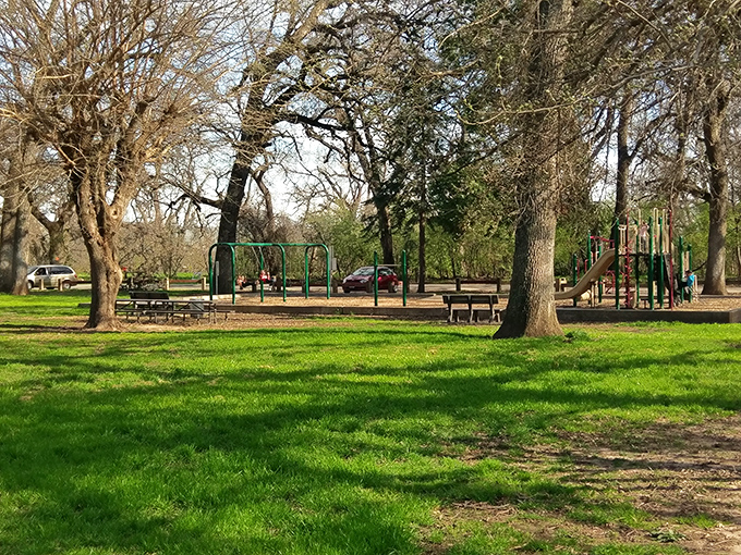Cone Grove Park offers that perfect blend of shade and sunshine &ndash; the kind of place Norman Rockwell would've painted families enjoying picnics.
