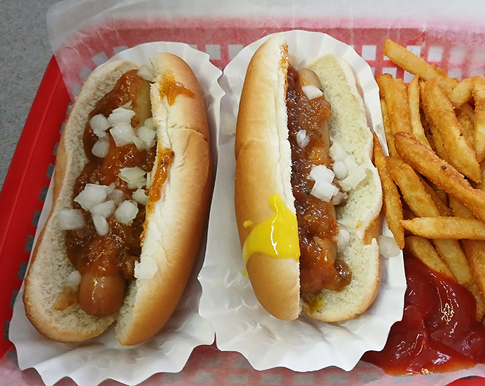 Coney dogs with that signature sauce&mdash;proof that sometimes the simplest pleasures have the most loyal followings.