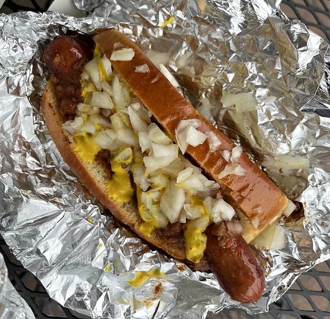 The Coney Island dog with its crown of diced onions and mustard is like the Sinatra of hot dogs&mdash;classic, unforgettable, and always in style.