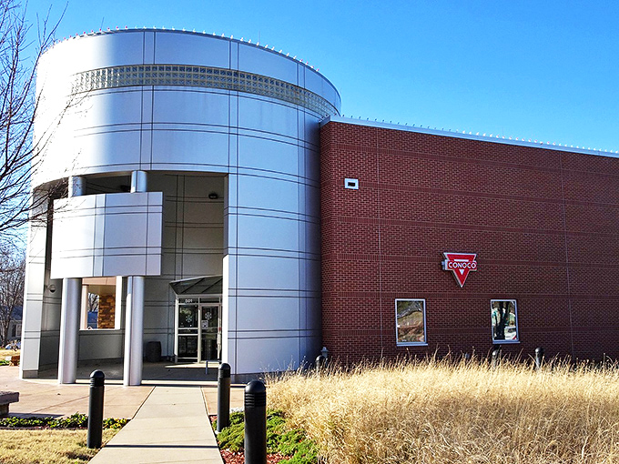 The Conoco Museum celebrates Ponca City's oil heritage in a striking modern building that admission fees can't diminish.
