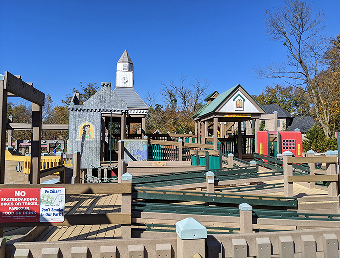 Dogwood Park's playground isn't just for kids&mdash;it's where grandparents become superheroes again, even if knees protest the next morning.