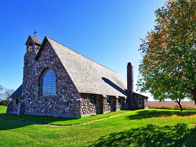 The Dresden Museum's fieldstone architecture tells stories of prairie resilience through every carefully placed rock.
