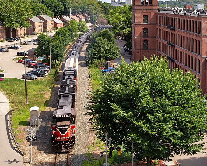 From this elevated perch, Cumberland reveals its secret formula: equal parts historic architecture, natural beauty, and small-town charm.