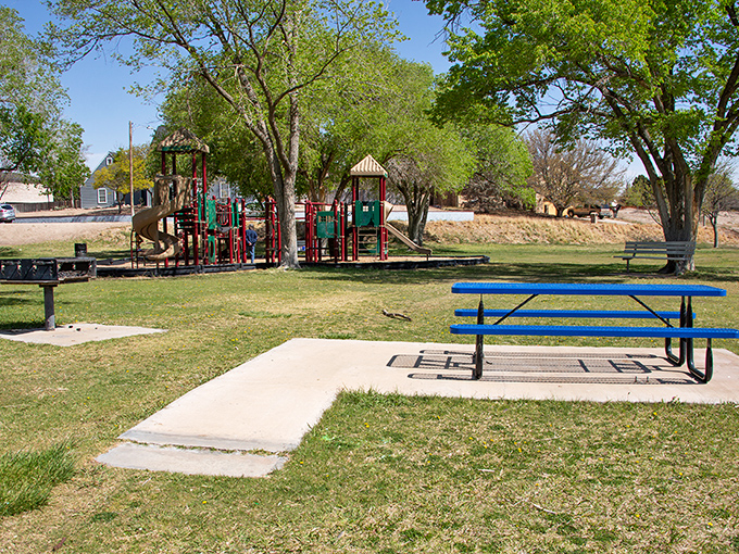 Enchanted Lands Park offers families a peaceful retreat with playground equipment and shaded picnic areas &ndash; all at prices that won't alienate your retirement budget.