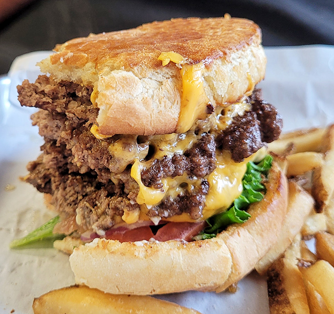 The Fat Boy Burger isn't just a meal&mdash;it's a commitment. Your cardiologist just felt a disturbance in the force.