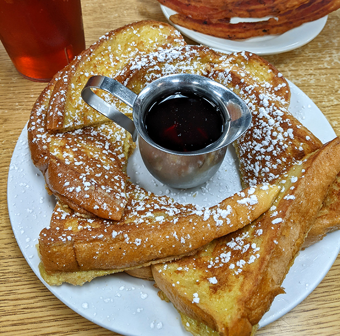 French toast that doesn't just whisper "good morning"&mdash;it belts out a powdered-sugar dusted Broadway number with maple syrup in the spotlight.