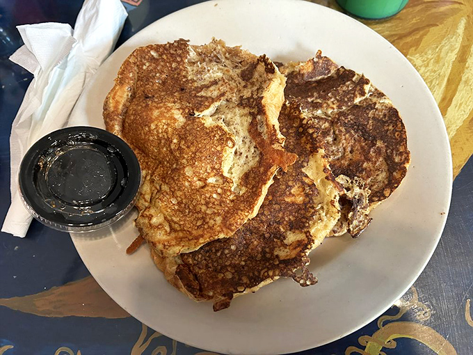These pancakes have achieved what most of us can only dream of &ndash; being both golden-brown beautiful and substantial enough to fuel a day of adventure. 