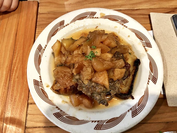 Not your average apple dish&mdash;this caramelized creation looks like what would happen if French toast and apple pie had a delicious love child.