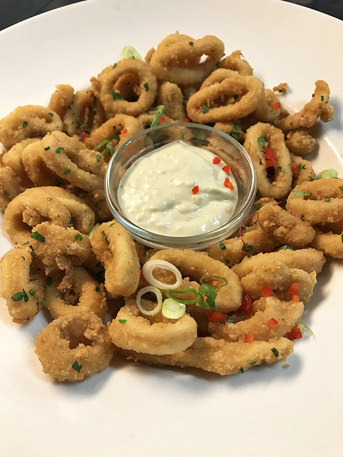 Crispy calamari that doesn't require the workout your jaw gets at lesser establishments. This is how the ocean intended fried squid to be.