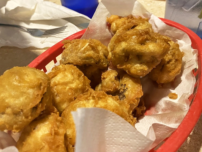 Golden-fried mushrooms that crunch like autumn leaves &ndash; proof that simple pleasures, executed perfectly, are worth their weight in culinary gold.