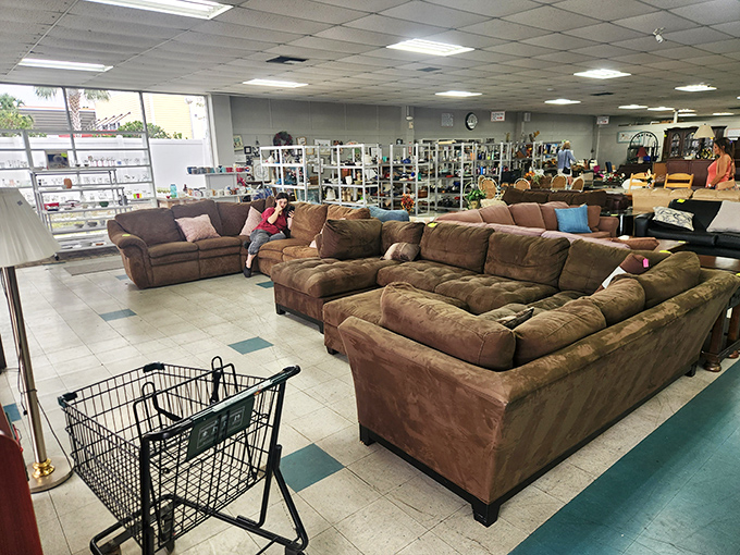 Sectionals and sofas await their second act in homes across Florida, like Broadway understudies ready for their moment.