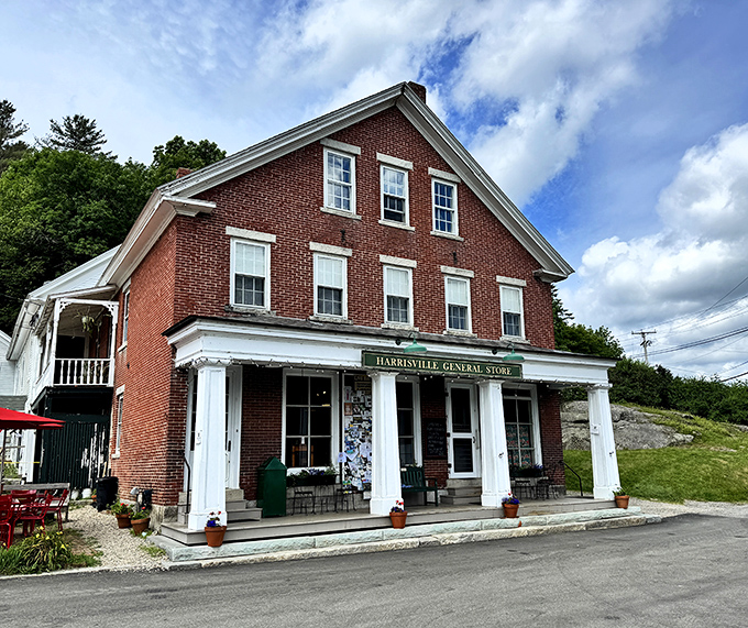The General Store isn't just a building; it's Harrisville's living room, where locals debate everything from weather patterns to the Red Sox while picking up essentials.