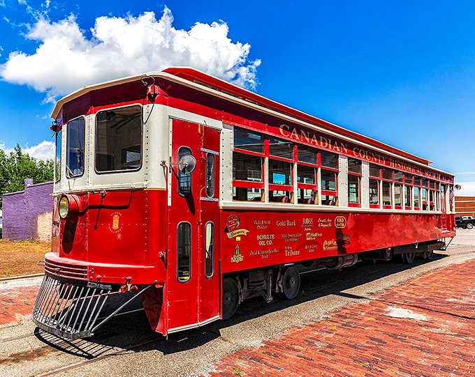 All aboard El Reno's Heritage Express Trolley! This isn't just transportation&mdash;it's a rolling museum that connects visitors to the city's railroad roots.